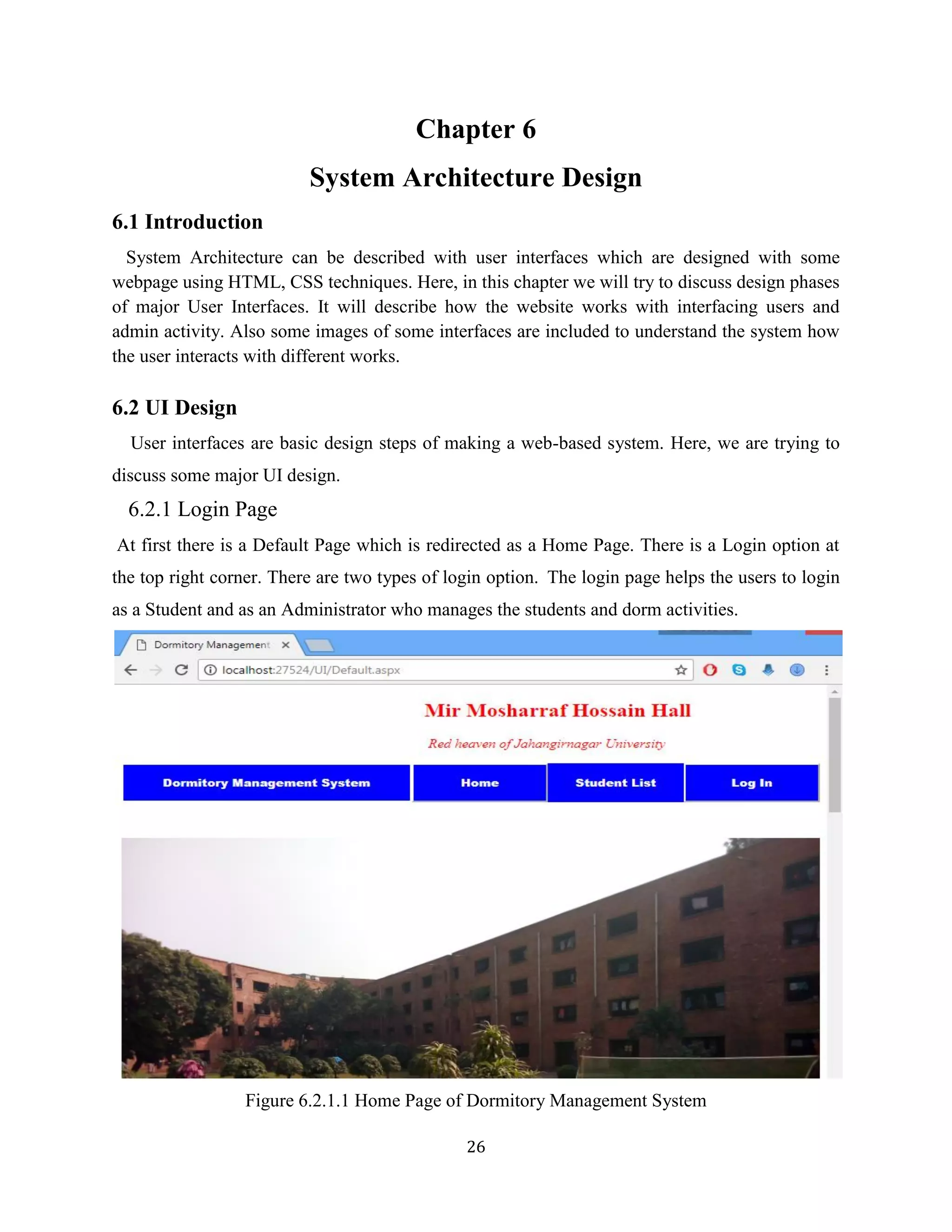 Dormitory management system project report | PDF