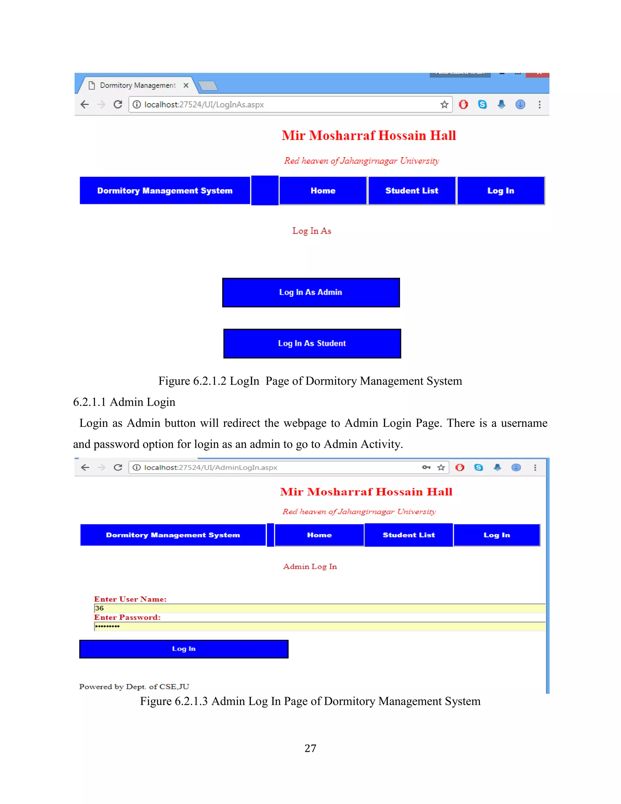 Dormitory management system project report | PDF