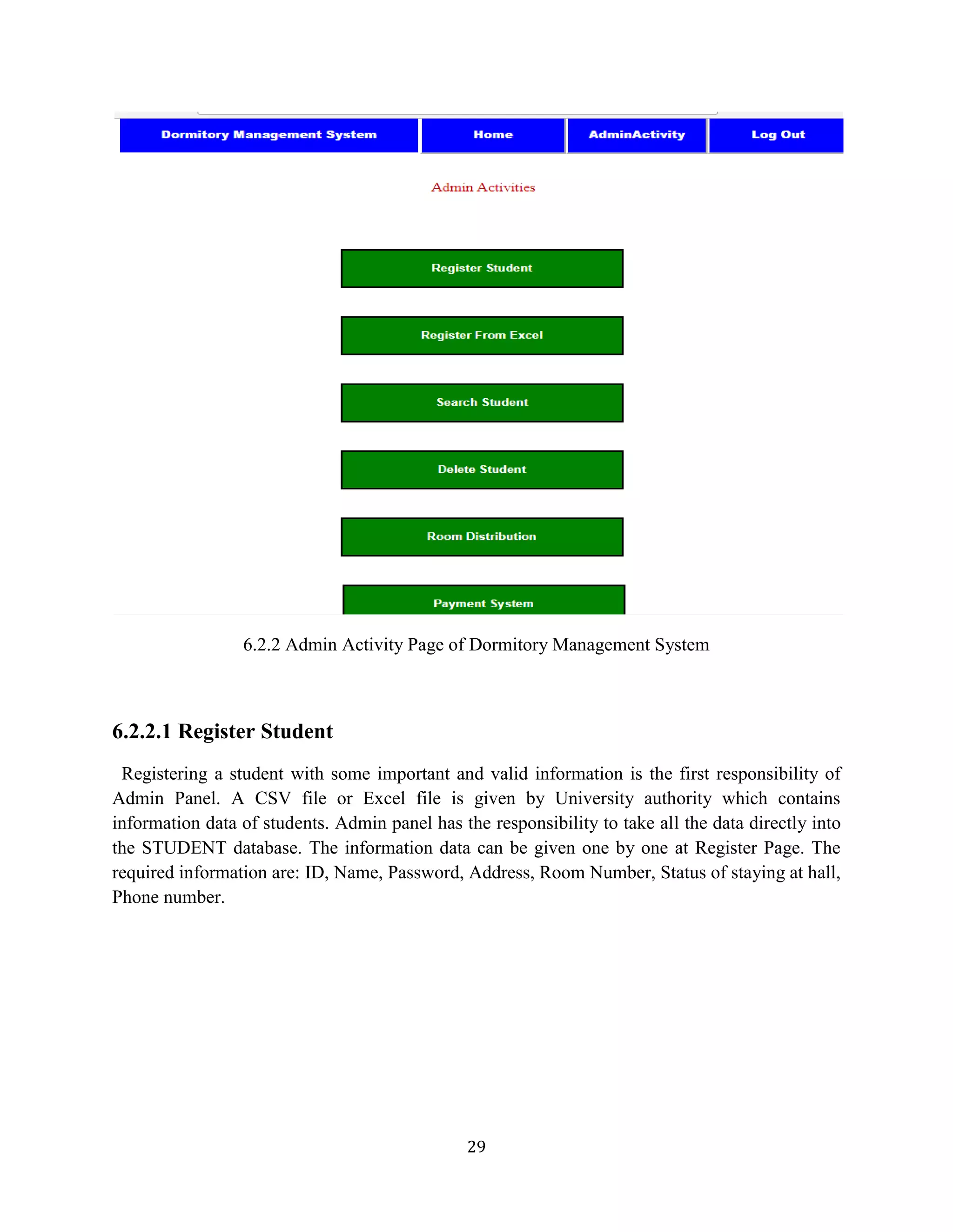 Dormitory management system project report | PDF | Databases | Computer Software and Applications