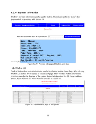 Dormitory management system project report | PDF