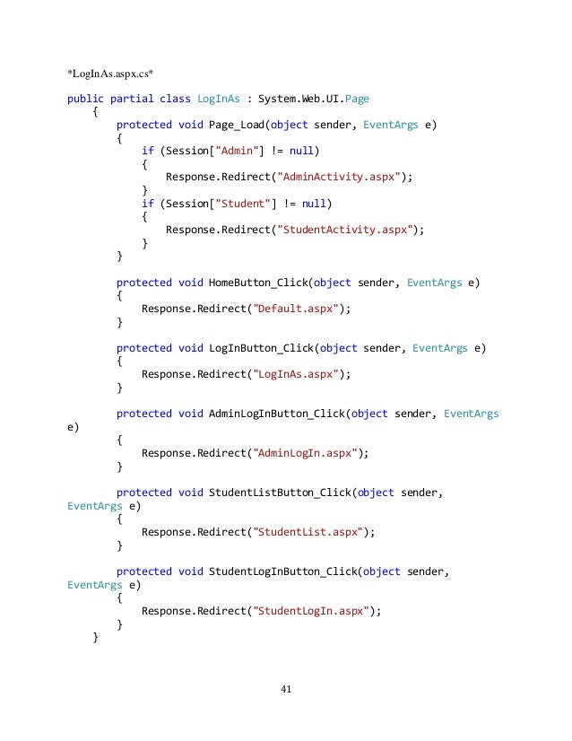 Dormitory management system project report