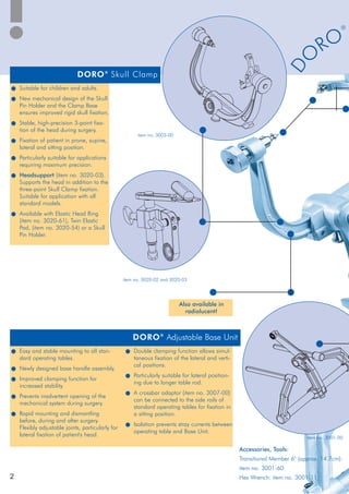 Doro Neurosurgery Brochure | PDF | First Aid | Injuries