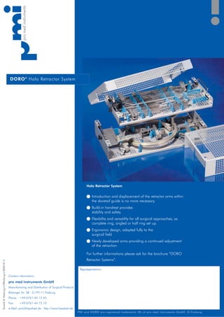 Doro Neurosurgery Brochure | PDF