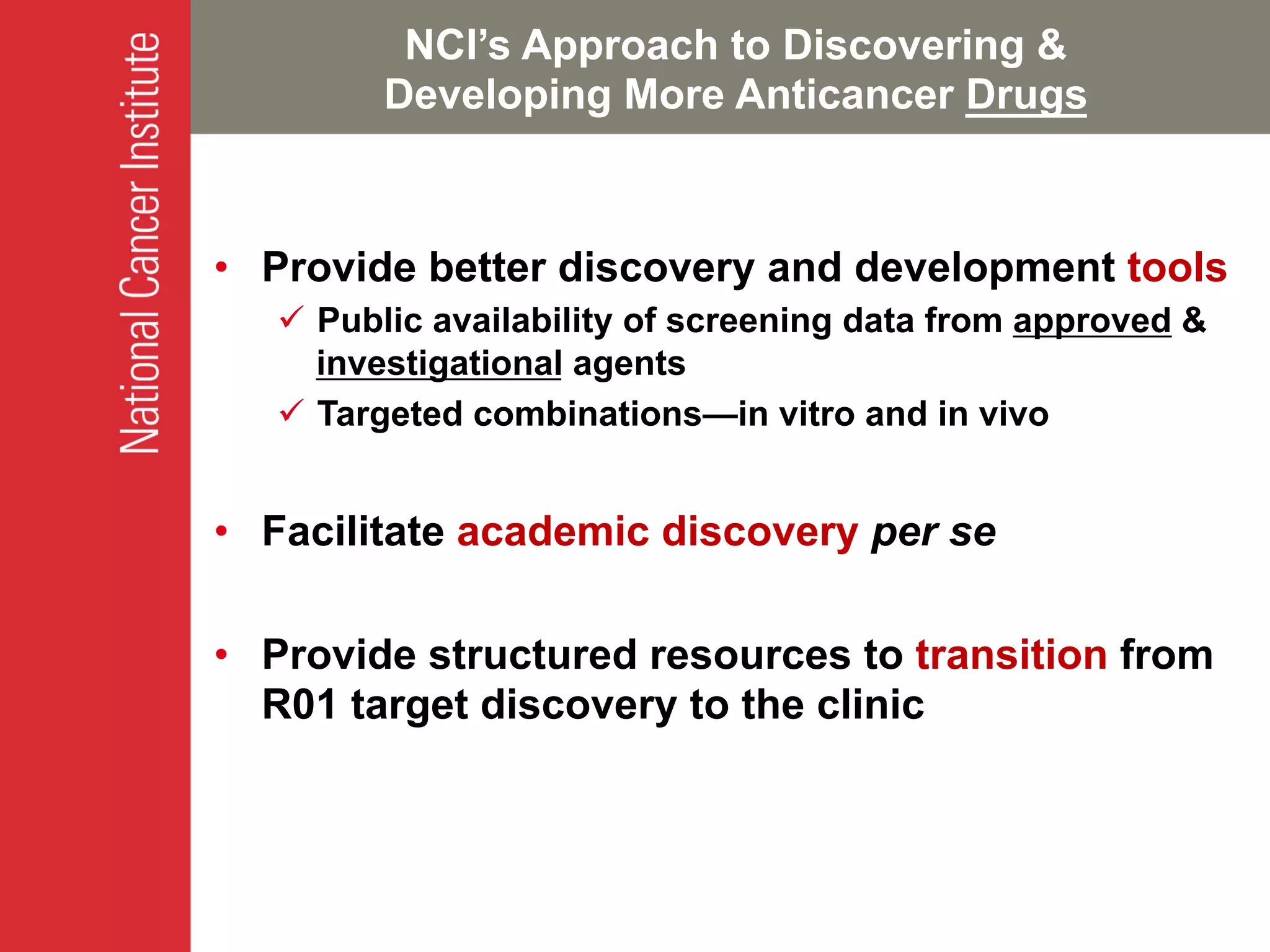 Re-Engineering Early Phase Cancer Drug Development: Decreasing the Time ...
