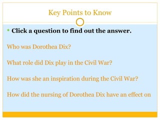 Dorothea Dix Project | PPT
