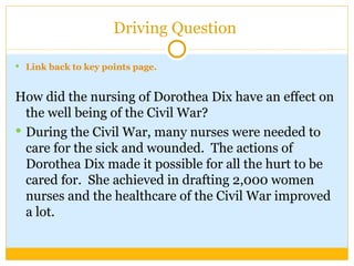 Dorothea Dix Project | PPT