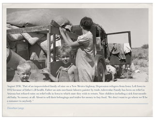 Great Depression Images Slideshow