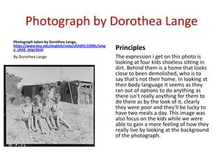 Dorothea lang’s photojournalist profile powerpoint final | PPT