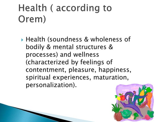 Dorothea Orem’s english self care self care | PPT
