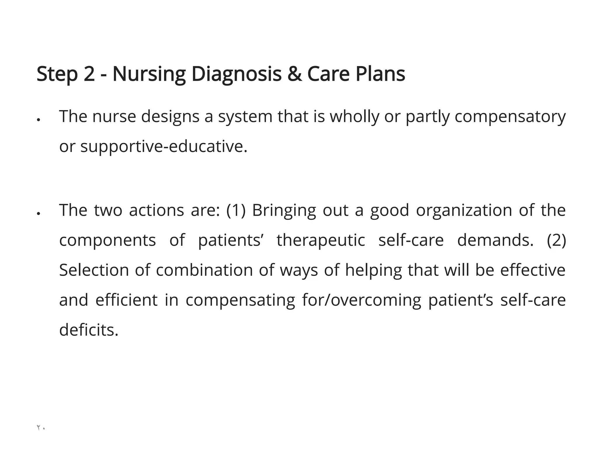 Dorothea Orem - Self-care theory | PDF