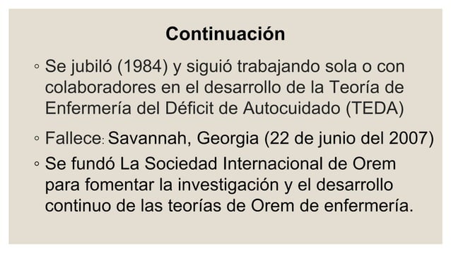 Dorothea Orem | PPTX