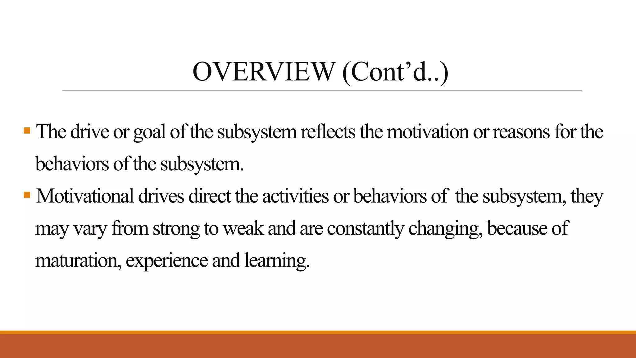 The Behavioral System Model - Dorothy.E.Johnson | PPTX