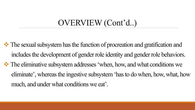 The Behavioral System Model - Dorothy.E.Johnson | PPTX