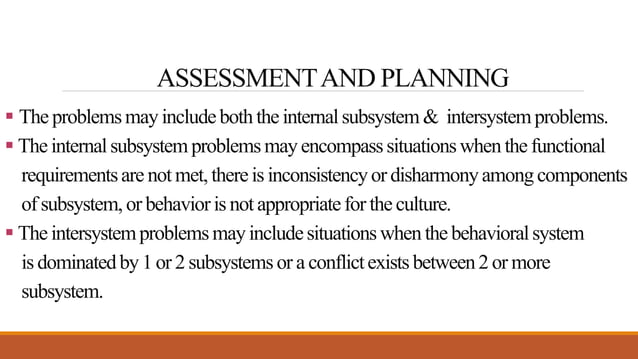 The Behavioral System Model - Dorothy.E.Johnson | PPTX