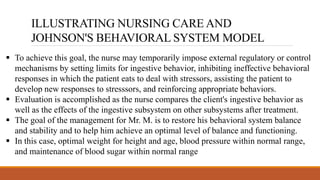 The Behavioral System Model - Dorothy.E.Johnson | PPTX