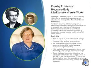 Dorothy johnson | PPTX