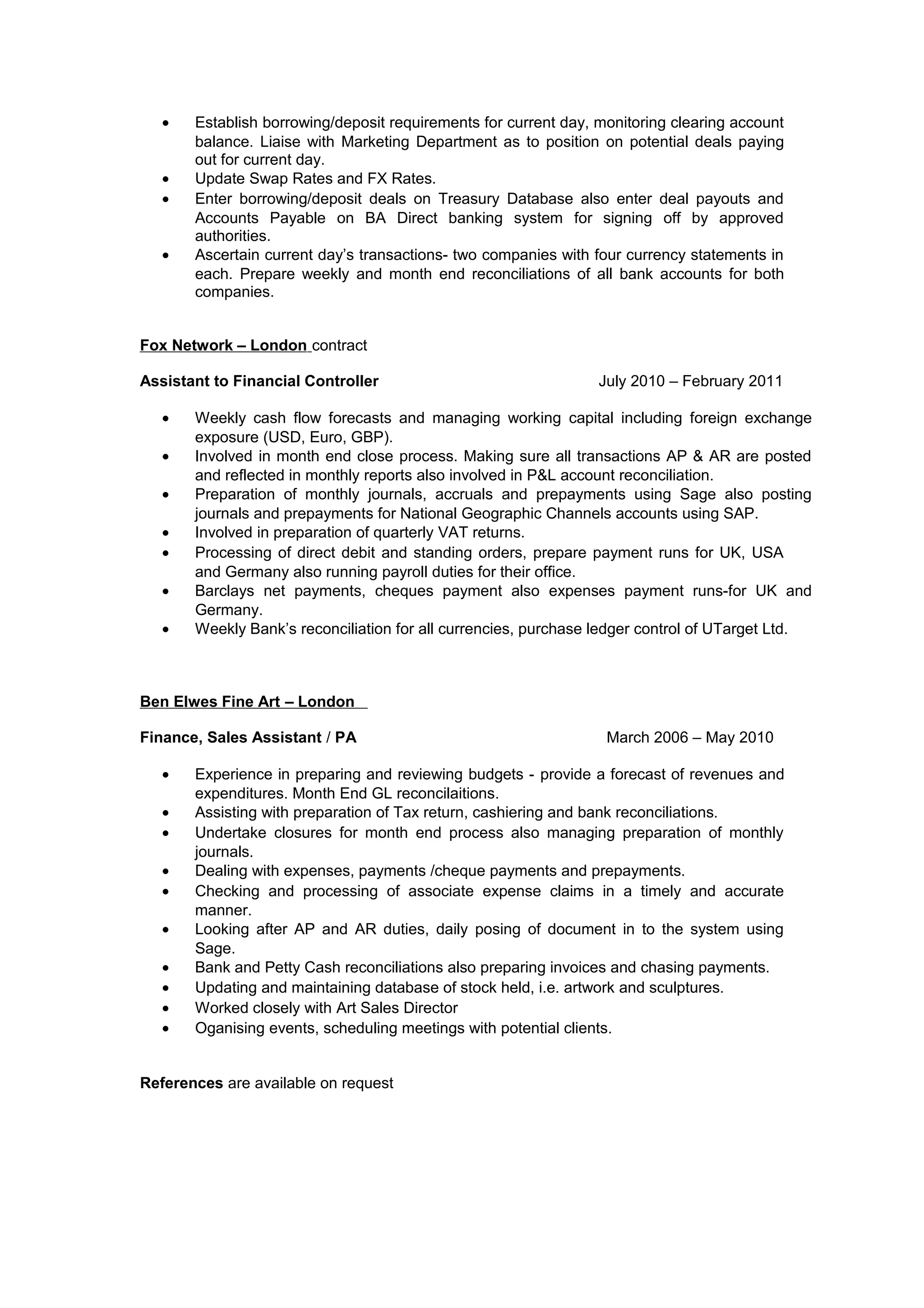 Dorothy Mroz cv | DOC