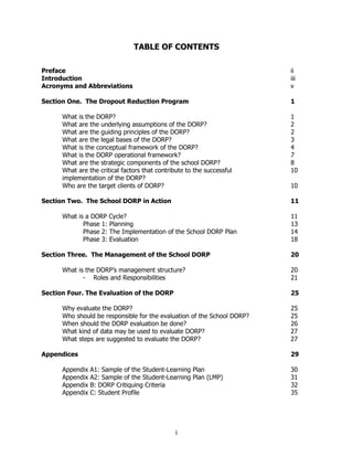 Dorp handbook | PDF