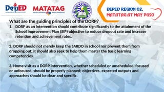 Drop-Out Reduction Program by Sandro M. Zamora.deped.pptx