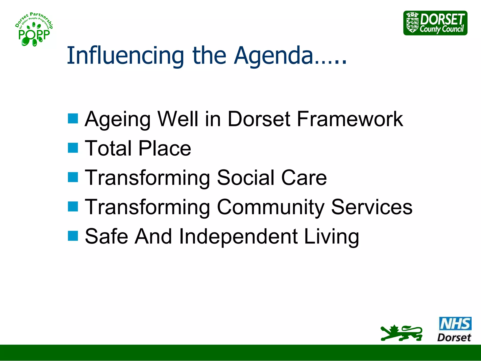 Ageing Well - Sue Warr Leadership Academy Presentation | PPT ...