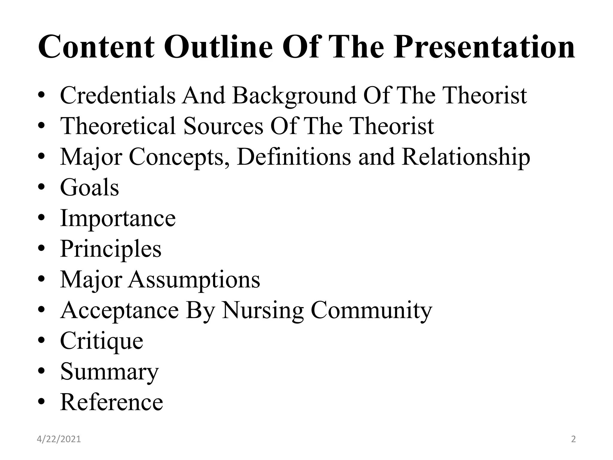 Dorothy e. Johnson behavioral system model JBSM 1 (2) | PPTX