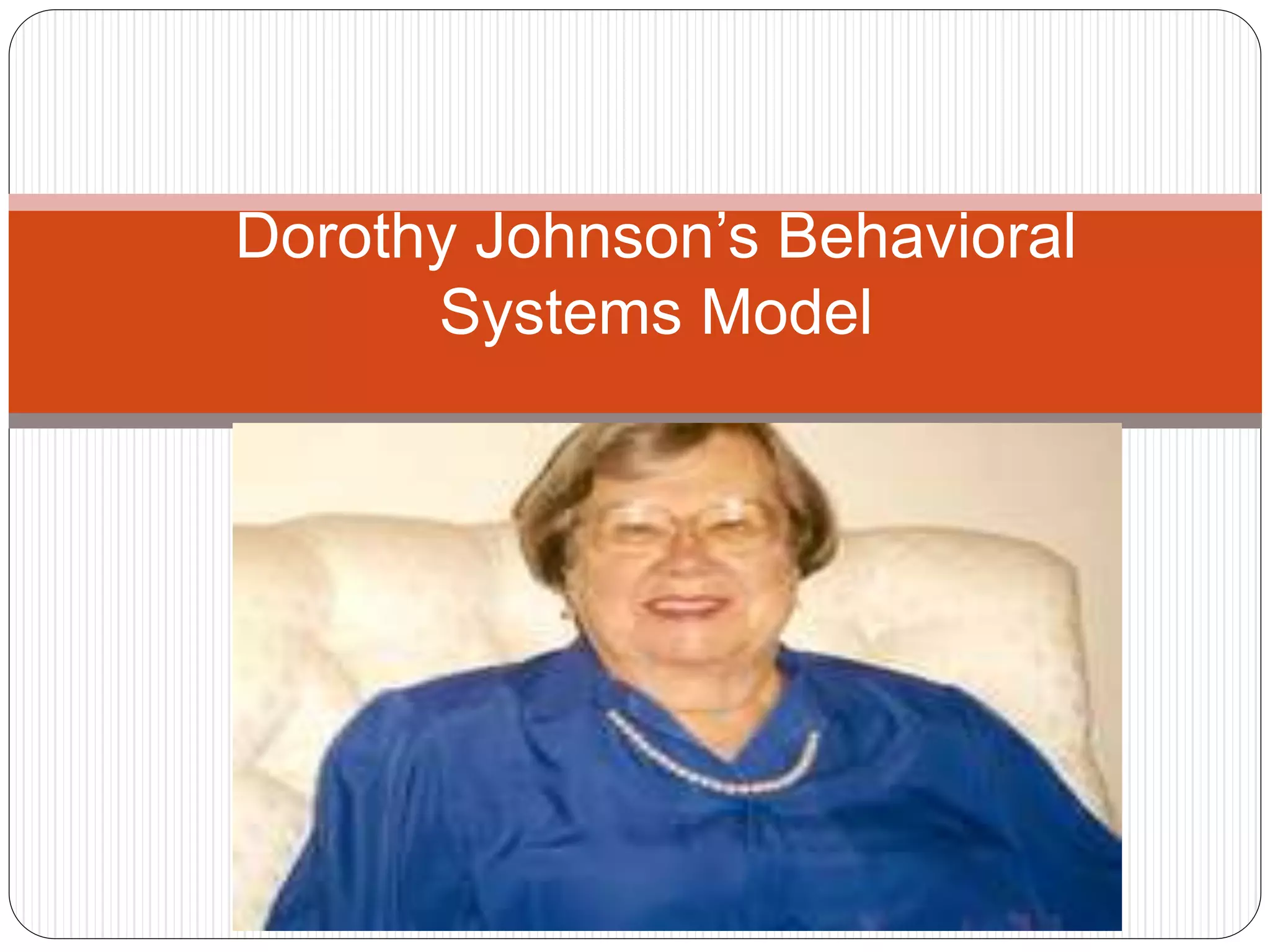 Dorthy jonson ppt tk | PPTX