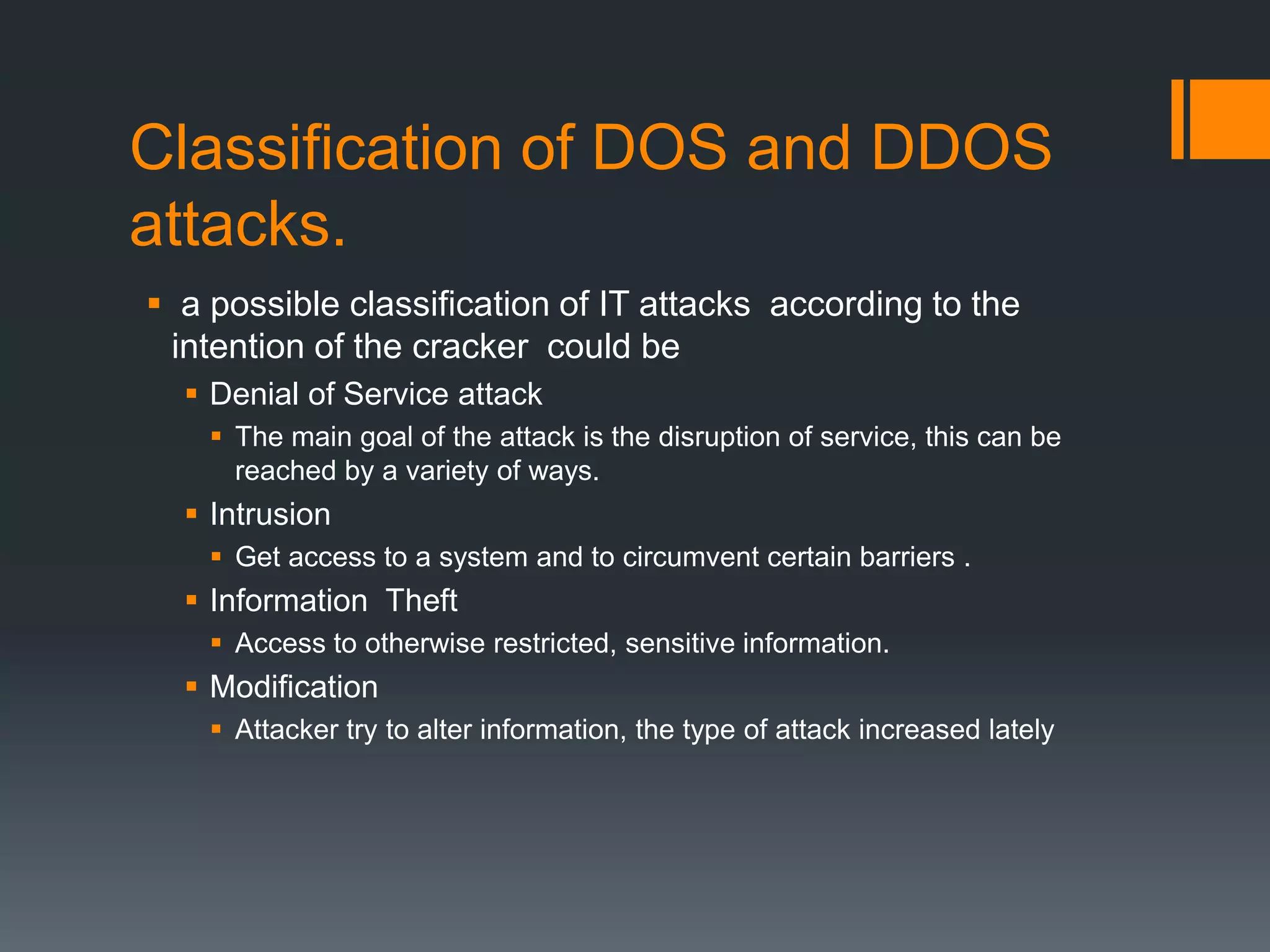 Denial Of Service Attack Pptx