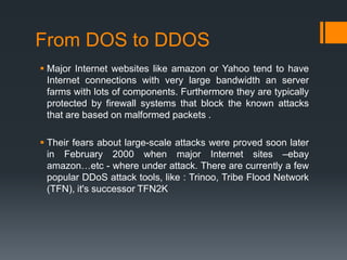 Denial of service attack | PPTX