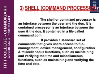 ITFT - DOS - Disk Operating System | PDF | Operating Systems | Computer ...