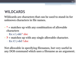 DOS - Disk Operating System | PPT