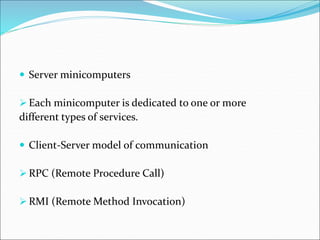 Distributed Operating System | PPT