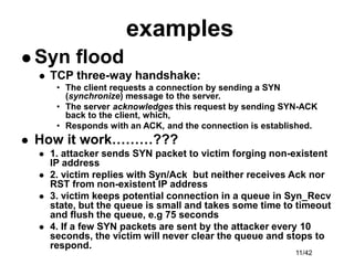 DoS.ppt | Internet | Computing