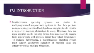 Multiprocessor Operating System in Distributed Operating System | PPT
