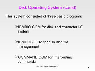 Dos prompt, types of commands .27 t028 | PPT