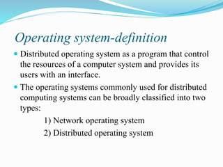 Dos unit1 | PPTX | Operating Systems | Computer Software and Applications