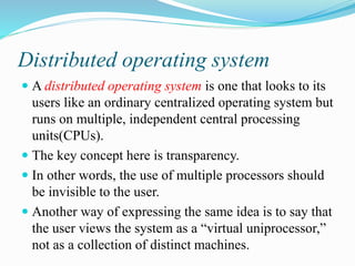 Dos unit1 | PPTX | Operating Systems | Computer Software and Applications