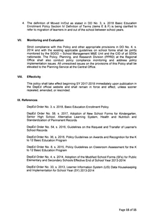 Do s2018 011 guidelines on the preparation and checking of school forms | PDF