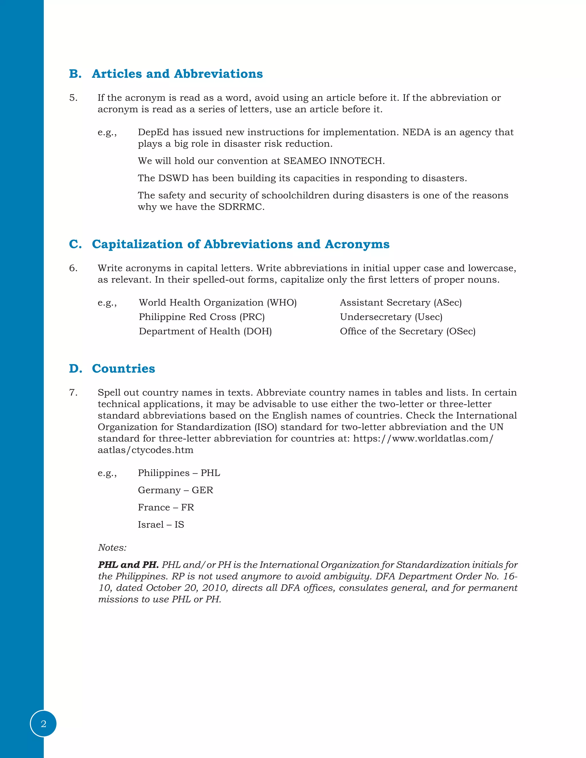 DepEd Manual of Style 2018 | PDF