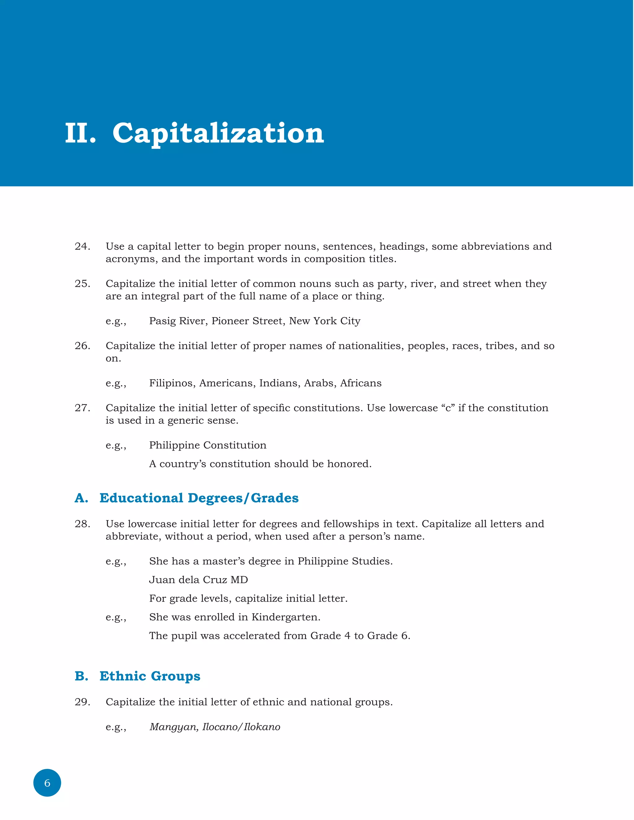 DepEd Manual of Style 2018 | PDF