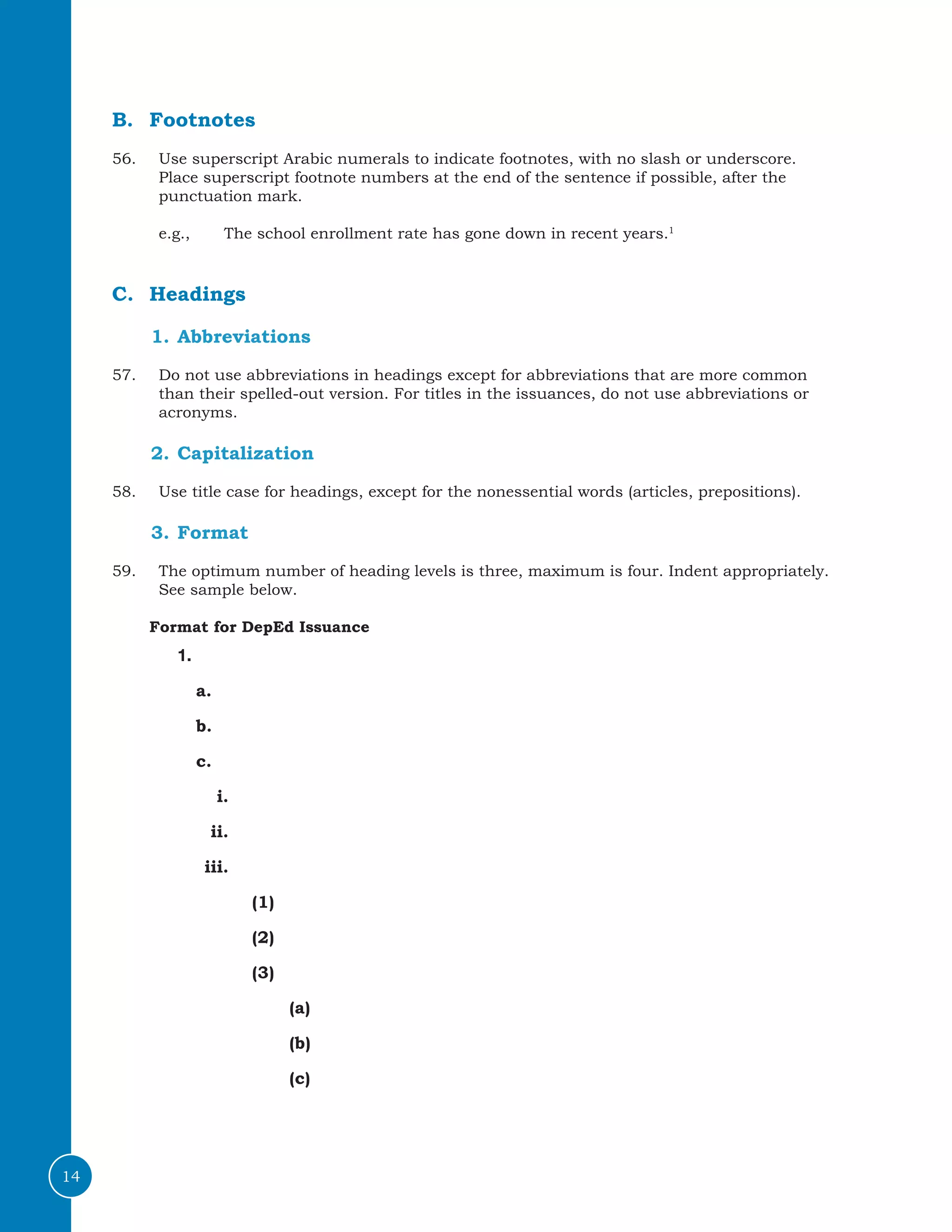 DepEd Manual of Style 2018 | PDF