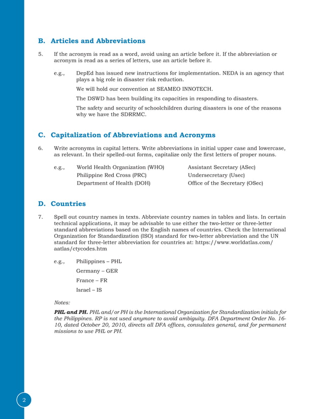 DepEd Manual of Style 2018 | PDF