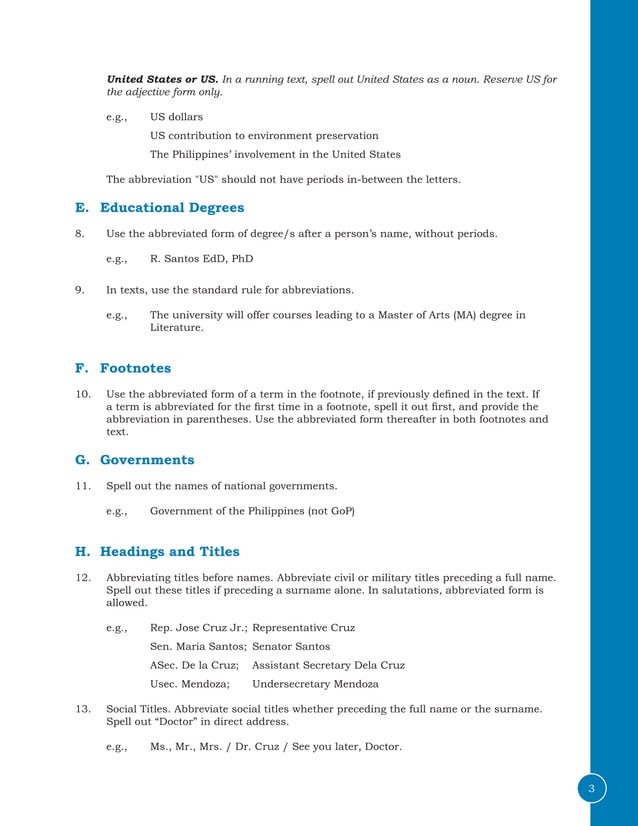 DepEd Manual of Style 2018 | PDF