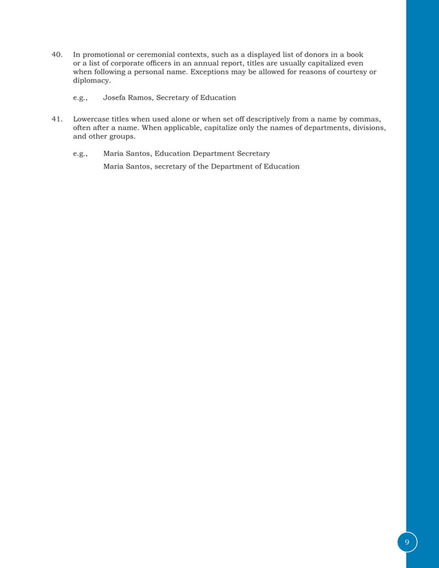 DepEd Manual of Style 2018 | PDF