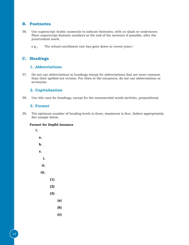 DepEd Manual of Style 2018 | PDF