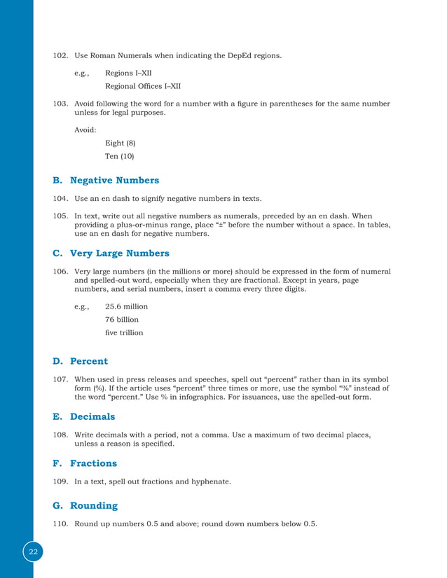 DepEd Manual of Style 2018 | PDF