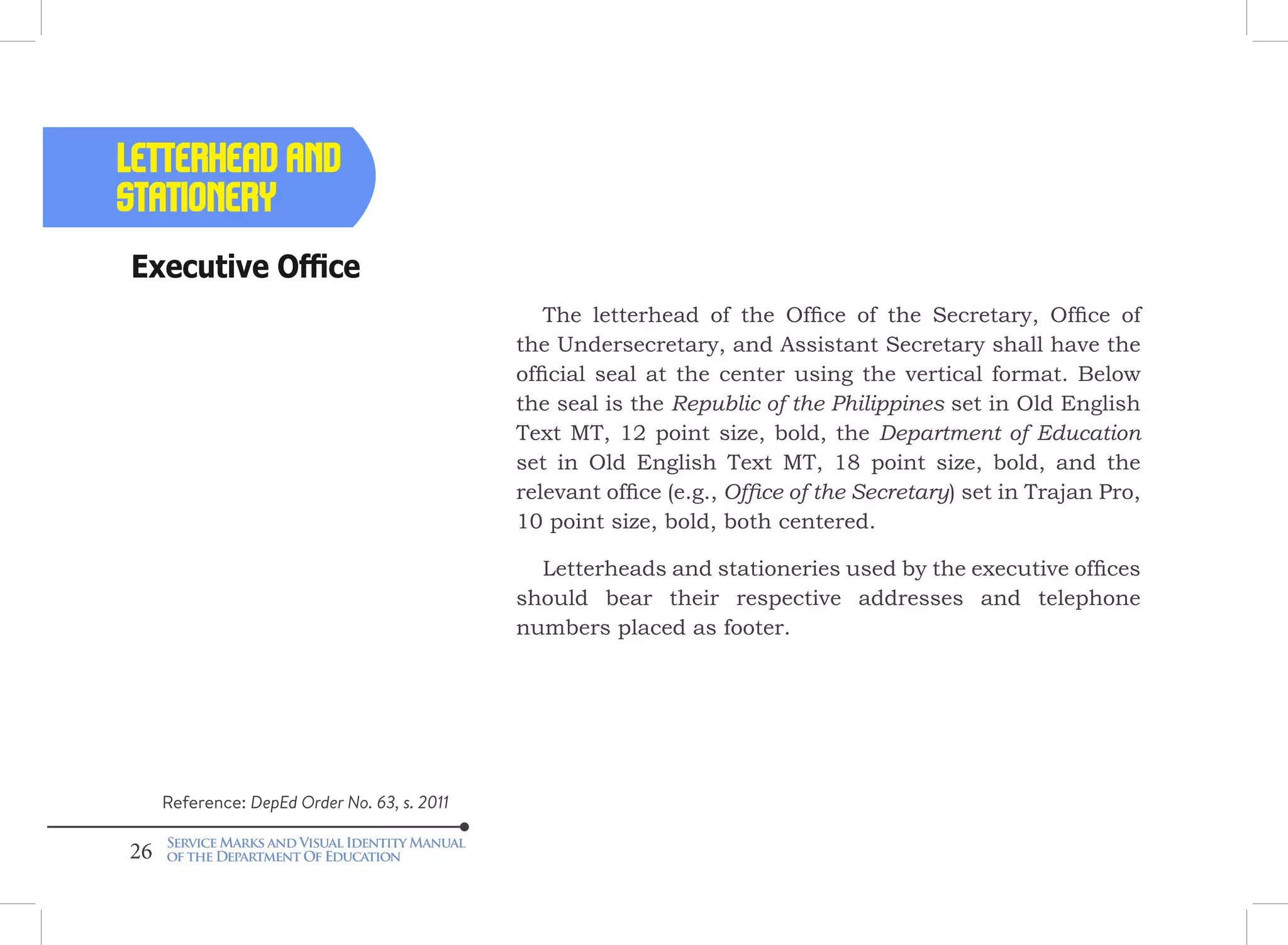 DepEd Service Marks and Visual Identity Manual 2018 | PDF