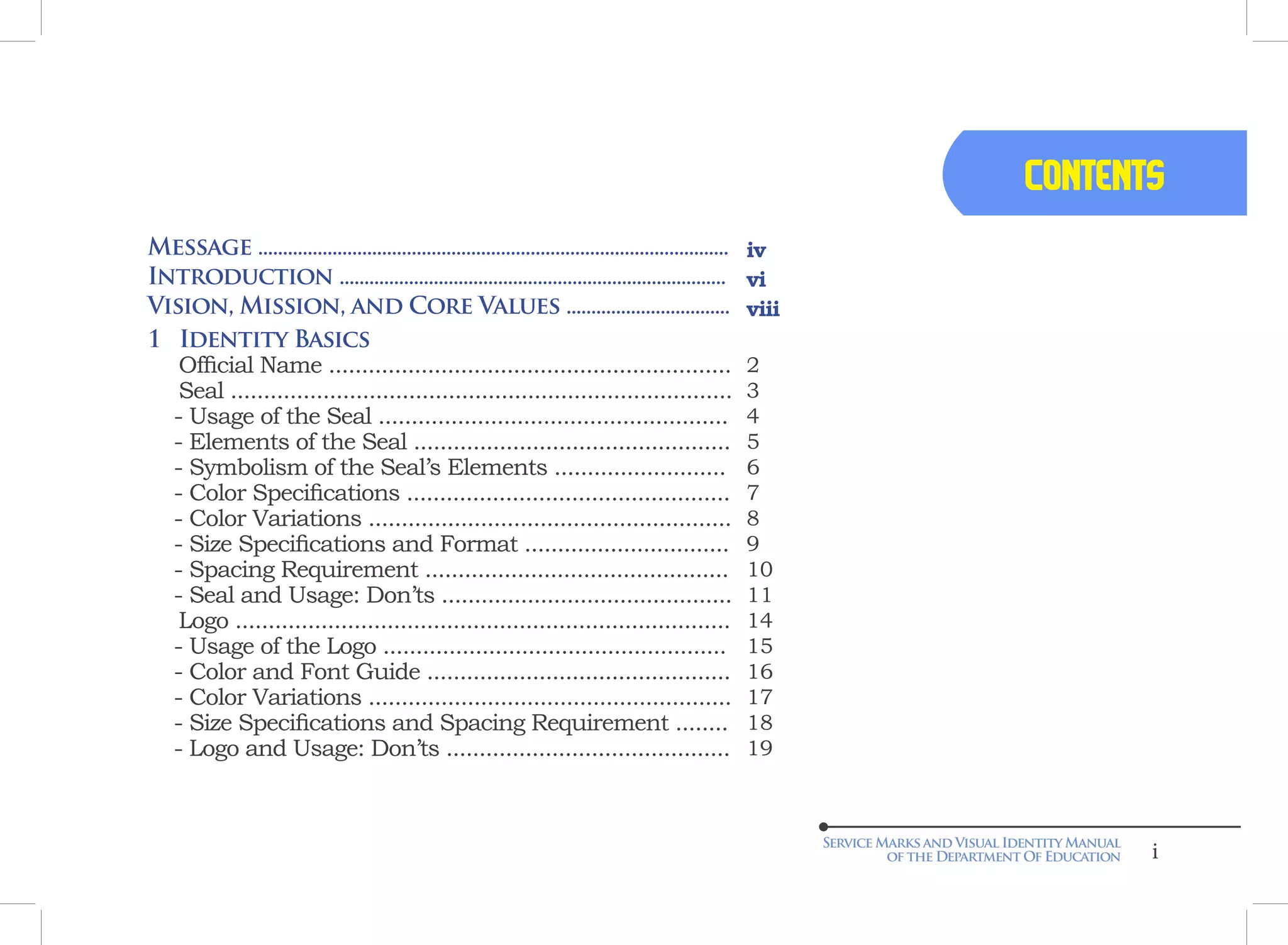 DepEd Service Marks and Visual Identity Manual 2018 | PDF