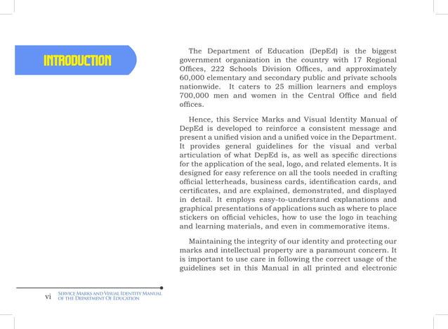 DepEd Service Marks and Visual Identity Manual 2018 | PDF