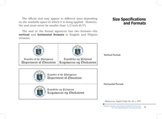 DepEd Service Marks and Visual Identity Manual 2018 | PDF