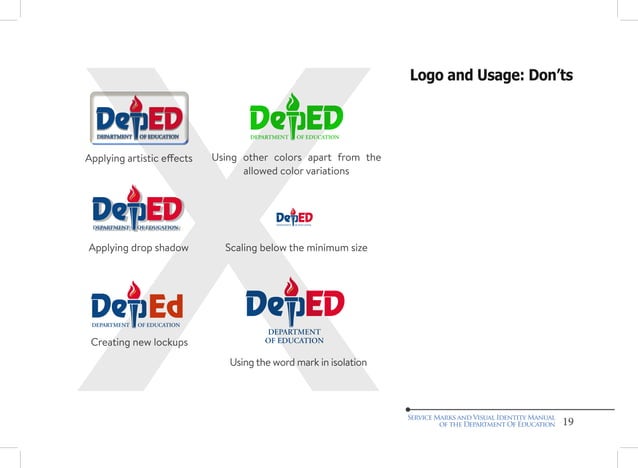 DepEd Service Marks and Visual Identity Manual 2018 | PDF